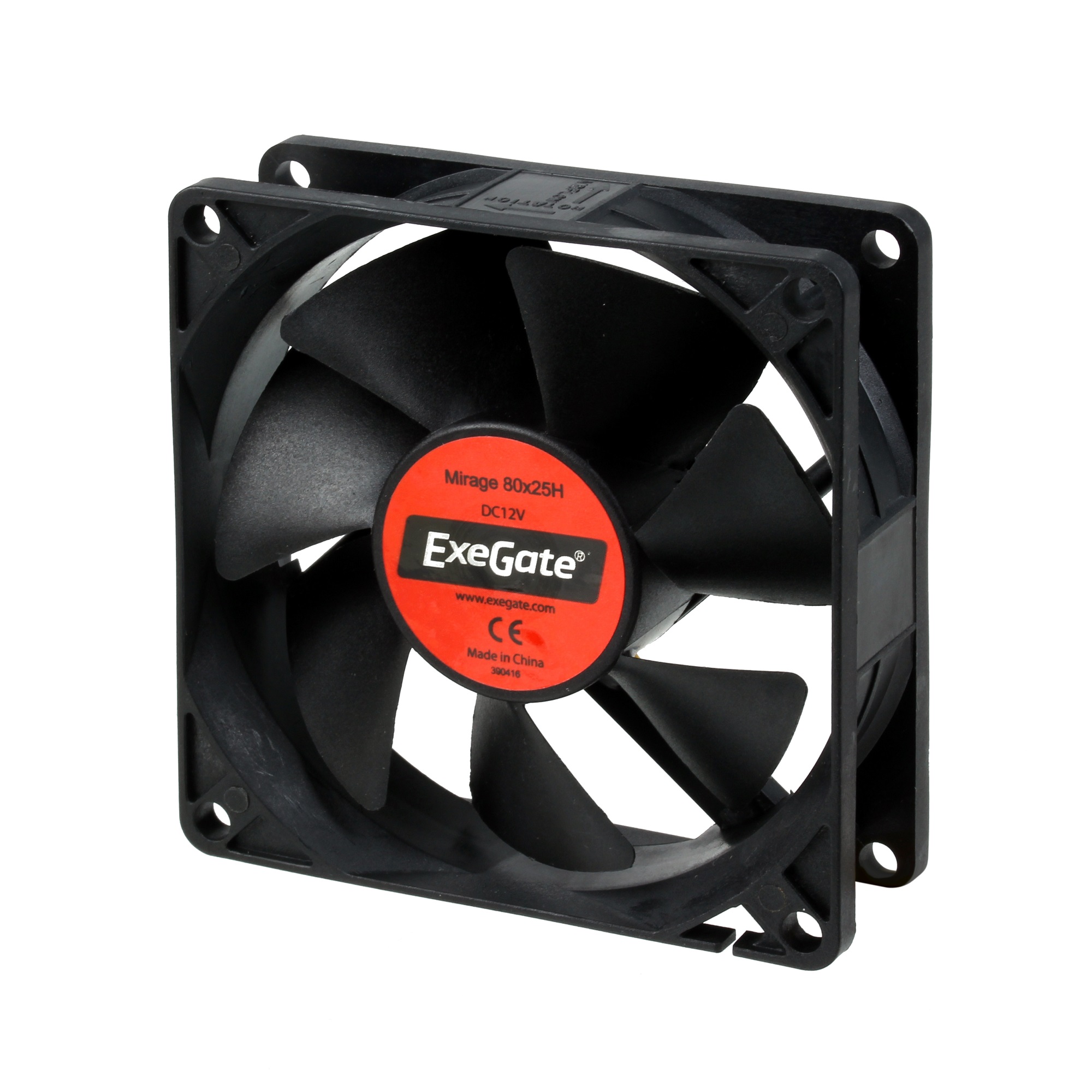 ExeGate - Products - Cooler - Fan 80, 92, 120, 140 - 80x80 Black